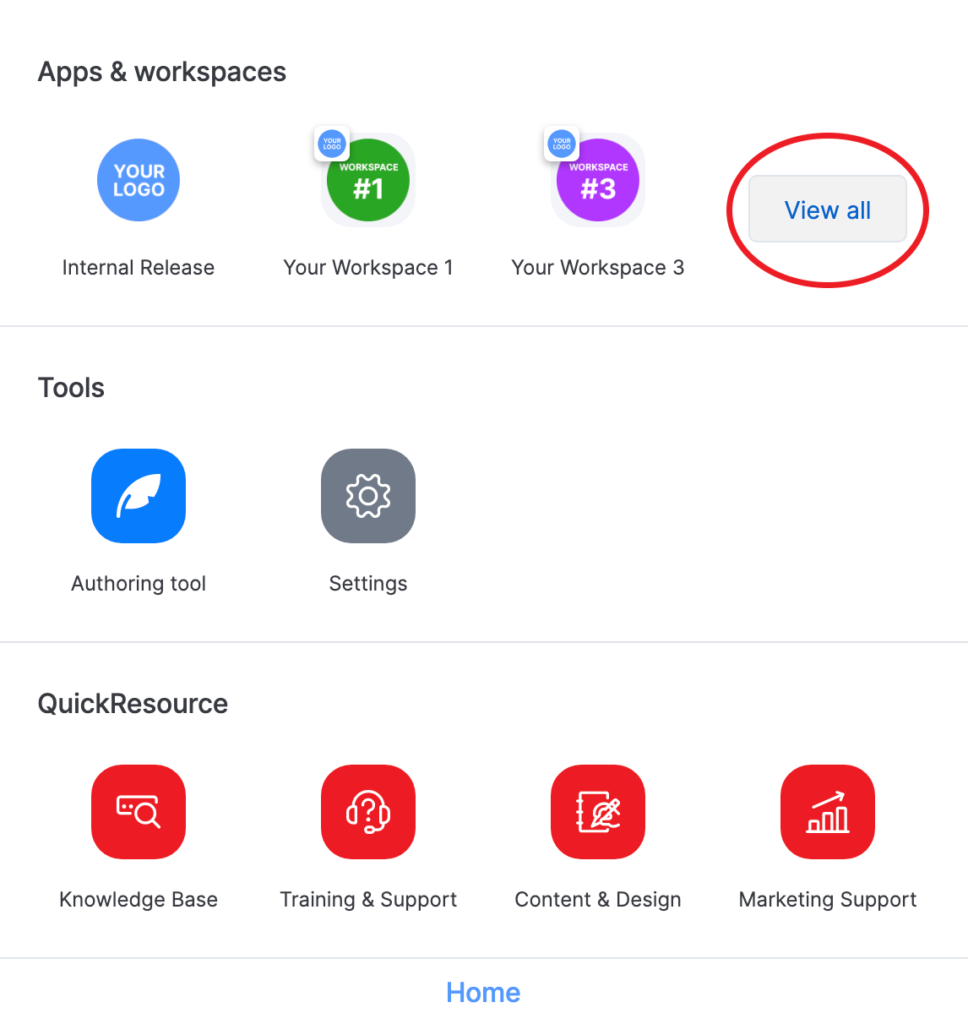 QuickSeries Connect Workspaces – QuickResource